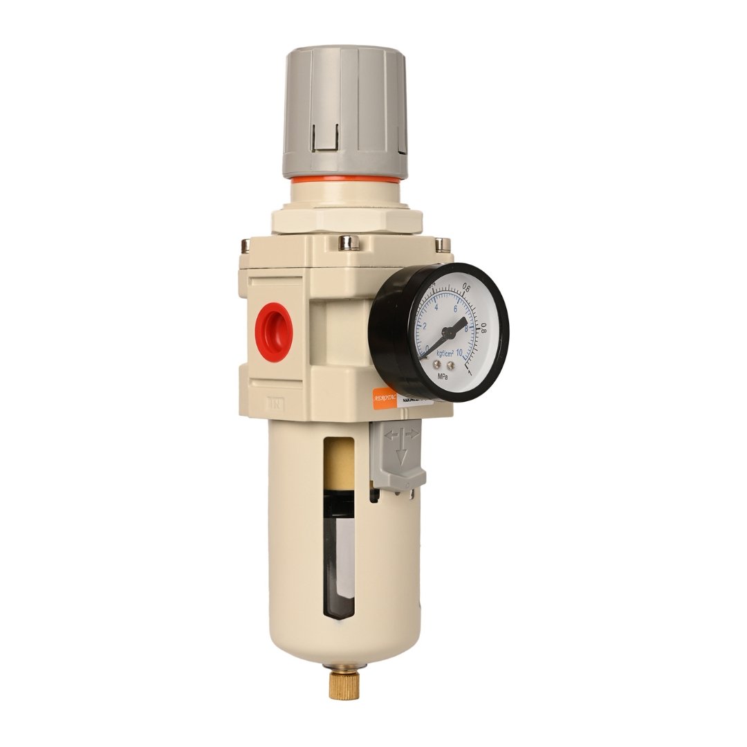HYCO AIR FILTER AND REGULATOR WITH GAUGE For Air Compressor Units (1/4 ...
