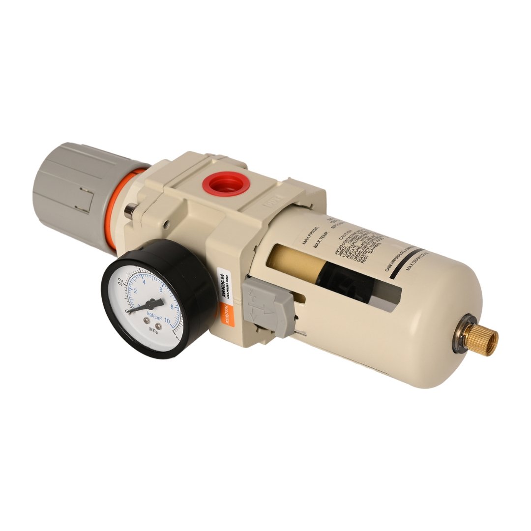 HYCO AIR FILTER AND REGULATOR WITH GAUGE For Air Compressor Units (1/4 ...