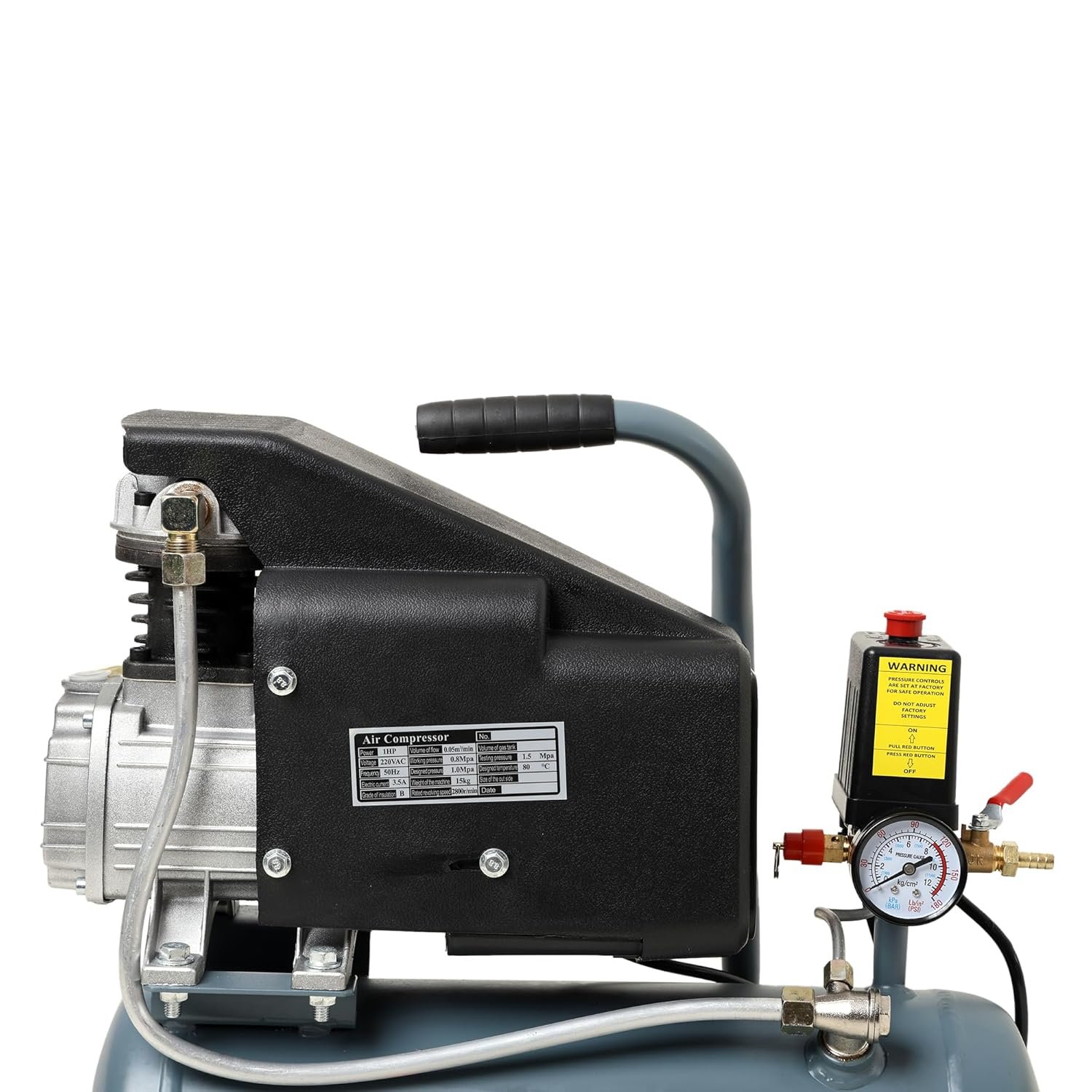 Hyco Corded Electric Lubricated Air Compressor with 100% Copper Winding ...