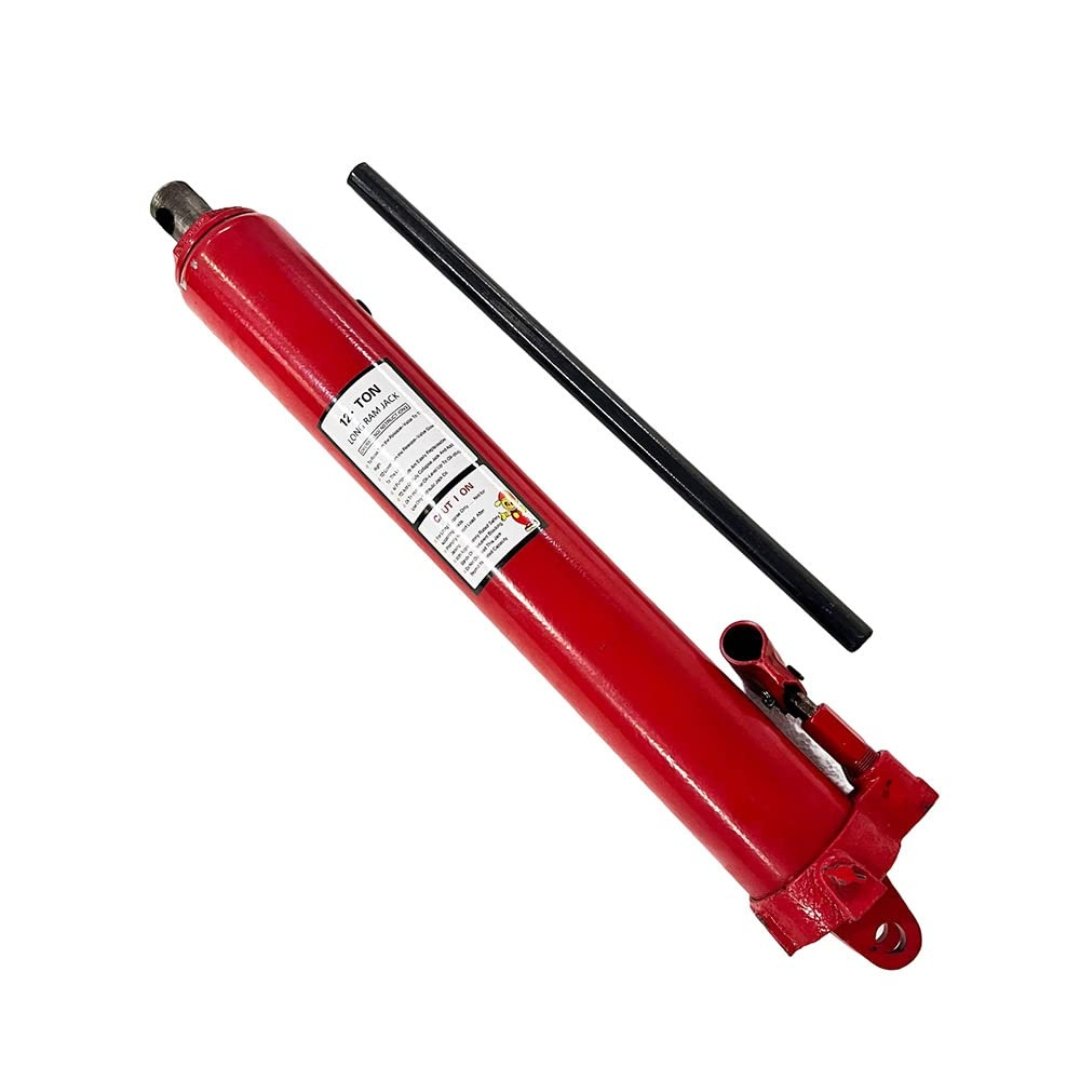 HYCO Hydraulic Long Ram Jack, with Single Piston Pump and Clevis Base ...