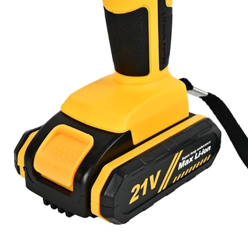 HYCO LABEL FLYMAX 21V Cordless Drill Set, 25+1 Torque Settings, 2 Speed ...