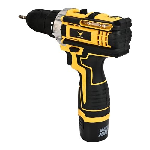 HYCO LABEL FLYMAX CD-1000 12V Cordless Drill Machine, 1500 RPM, 2-Speed ...