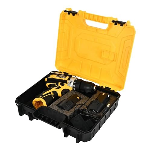 HYCO LABEL FLYMAX CD-1000 12V Cordless Drill Machine, 1500 RPM, 2-Speed ...
