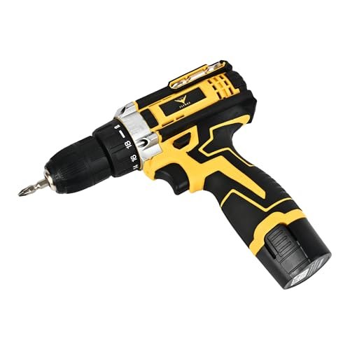 HYCO LABEL FLYMAX CD-1000 12V Cordless Drill Machine, 1500 RPM, 2-Speed ...