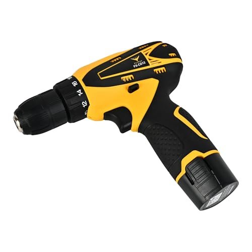 HYCO LABEL FLYMAX CD-900 Cordless Drill Machine, 12V, 1500 RPM, 2-Speed ...