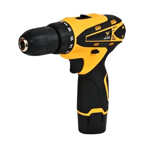 HYCO LABEL FLYMAX CD-900 Cordless Drill Machine, 12V, 1500 RPM, 2-Speed ...