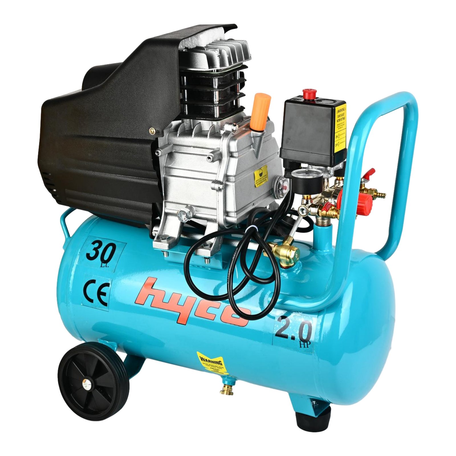 HYCO Lubricaed Direct Driven Air Compressor Corded Electric With Copper ...