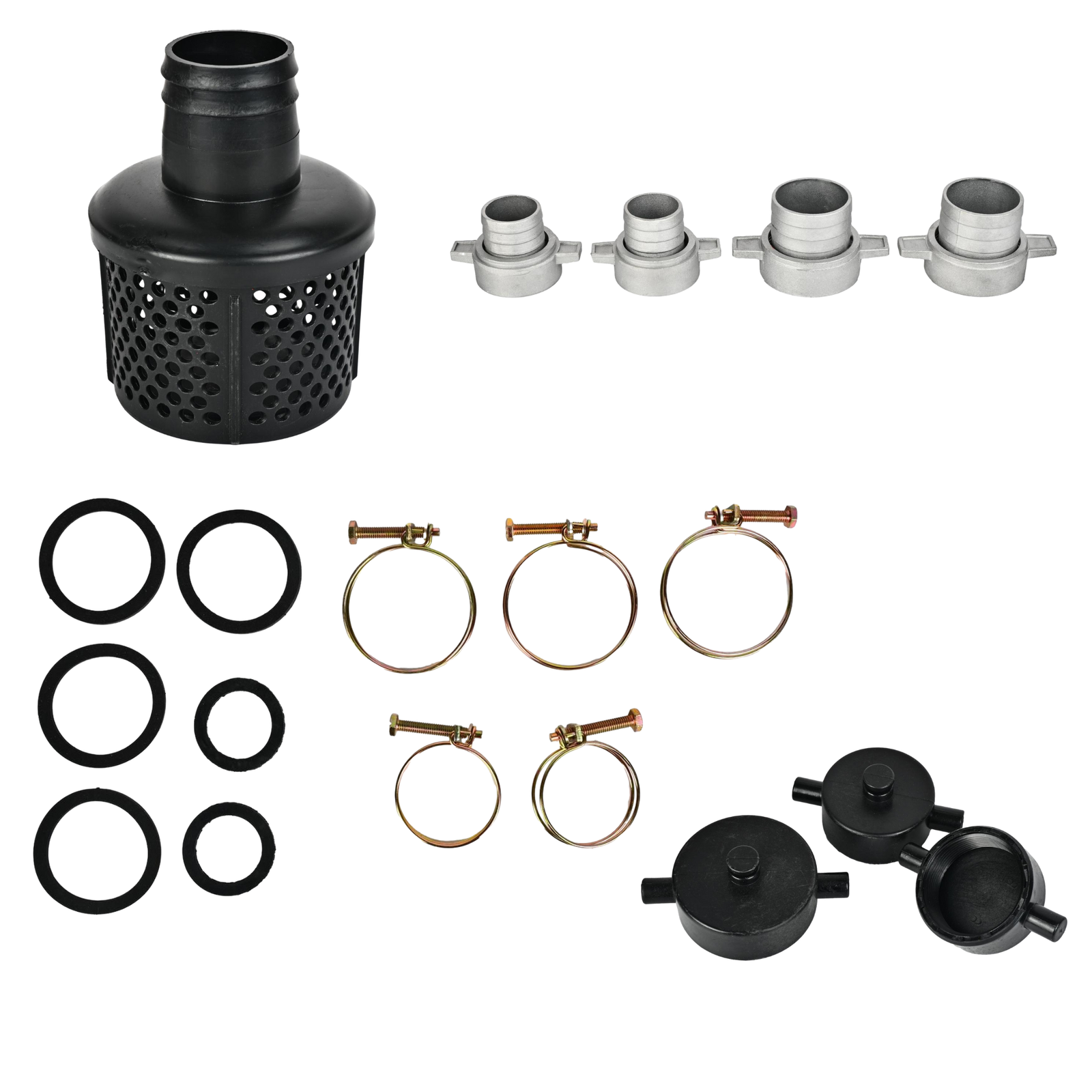 HYCO Water Pump Set 2INCH DUAL FAN, 7.5 HP, 3600 RPM, 4 Stroke Petrol ...
